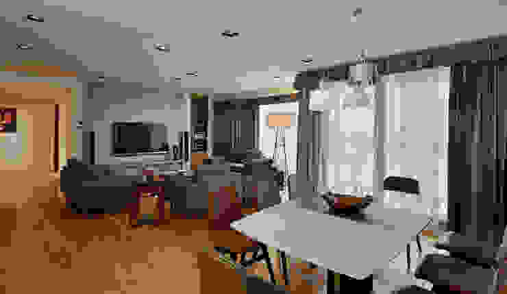 整合客廳與餐廳19 種超有開放感的美麗設計 homify