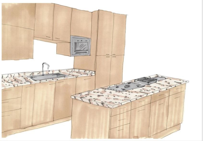 Progettazione e Render Cucina Moderna a Como | homify