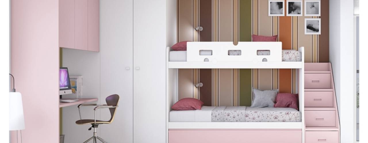 Ruimtebesparende Bedden voor Gedeelde Kamers Zonder Stapelbed | homify