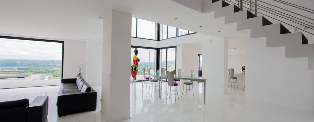 Ultra moderne Villa ganz in Weiß | homify