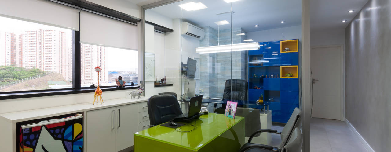 Projeto de Interiores Moderno e Colorido para Escritório em Salvador ...