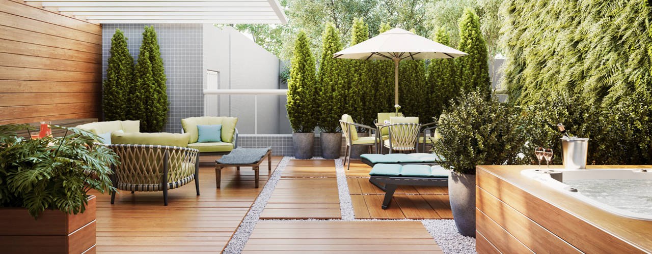 Transforme o Seu Terraço num Espetacular Refúgio Urbano: 5 Ideias ...