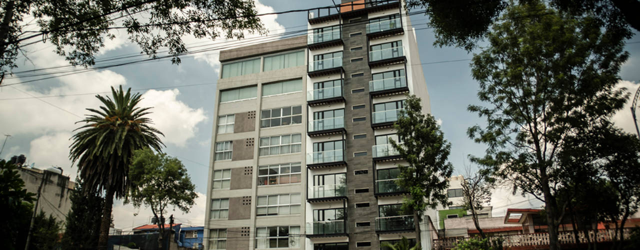 Arquitectura, diseño y construcción de un edificio de departamentos en CDMX | homify