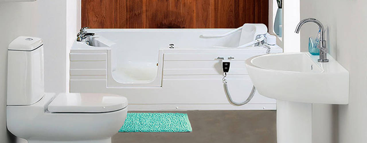 Soluções de banho para pessoas com mobilidade reduzida | homify