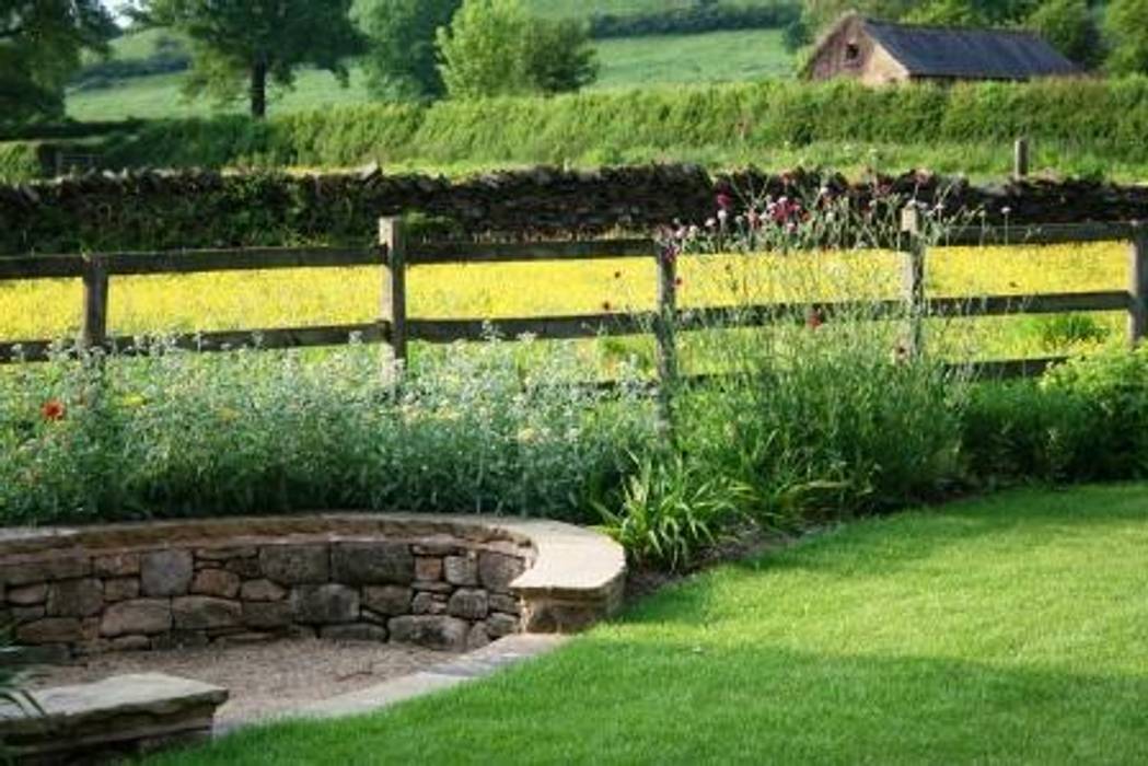 Rural garden modern garden by bestall & co landscape design ltd modern ...