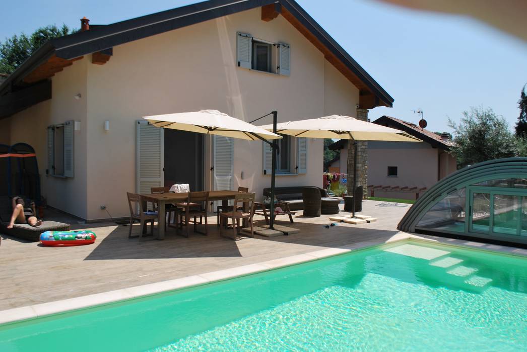 Villa con piscina studio di architettura e design seregno piscina ...