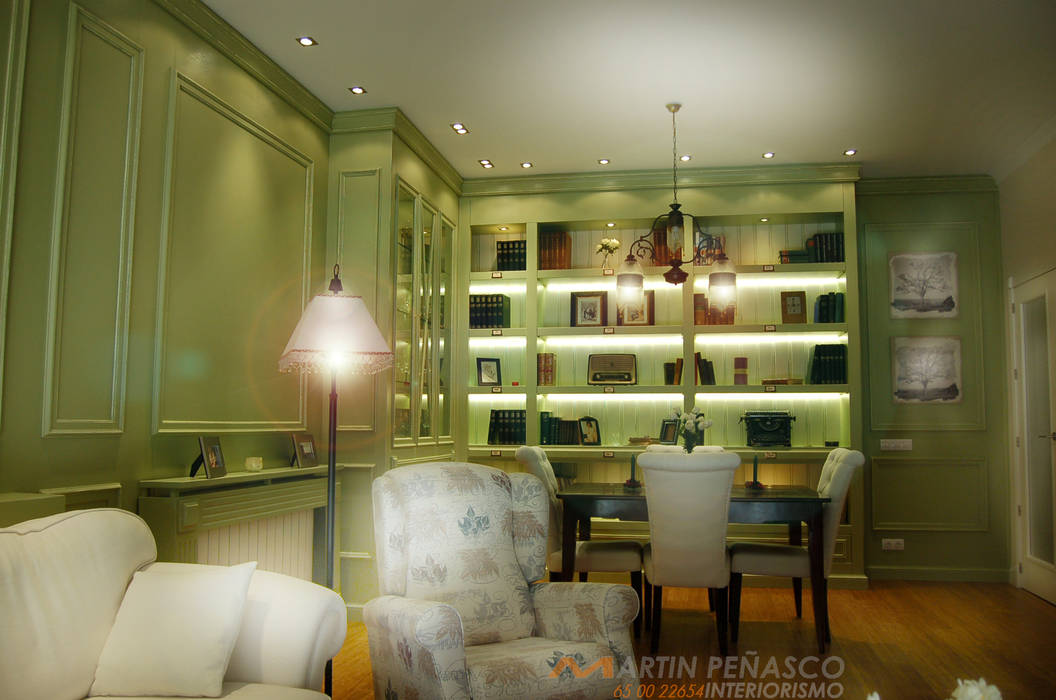 Diseño De Librería Vitrina Y Boiserie Homify