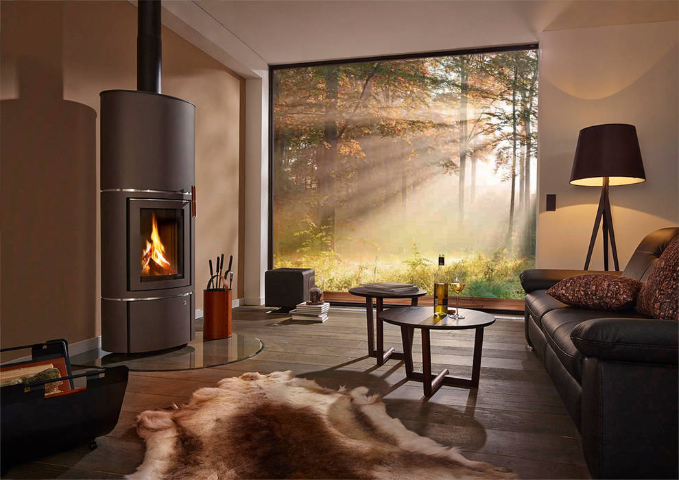 Stufe a legna cera design, maisonfire | homify