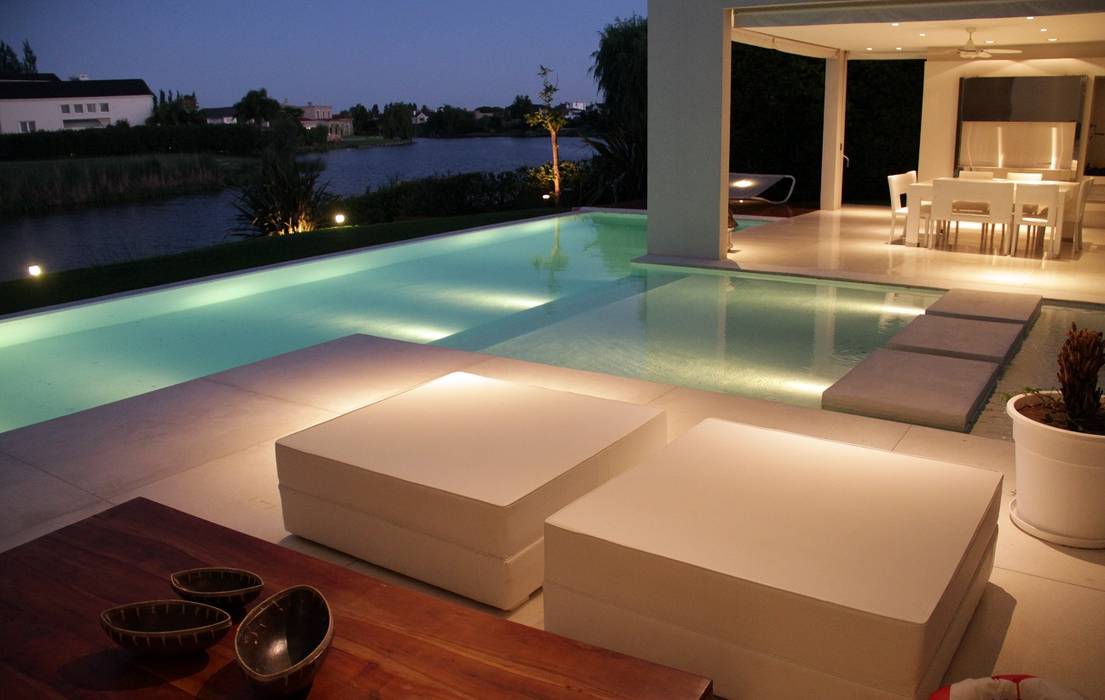 Piscina nocturnas, parquearte piscinas como iconos de diseño. | homify
