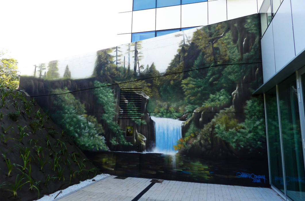 Mural realista de cascada | homify