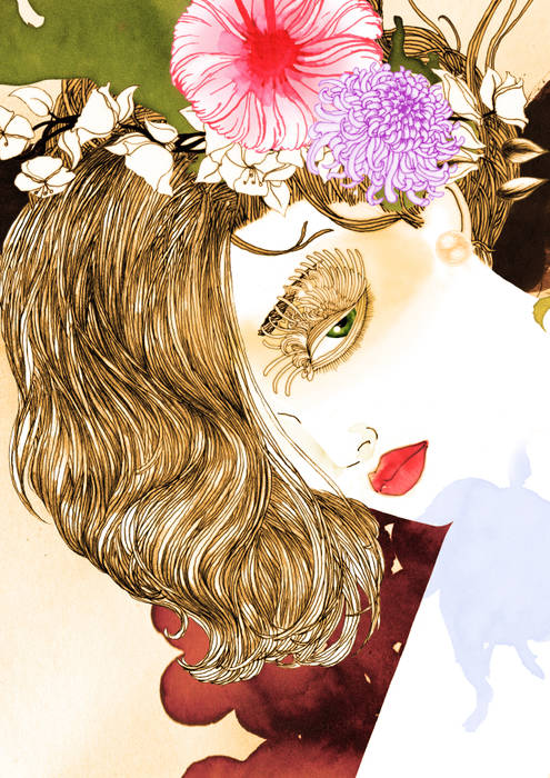 Ceiling and wall art for the meursalut restaurant in london. client ...