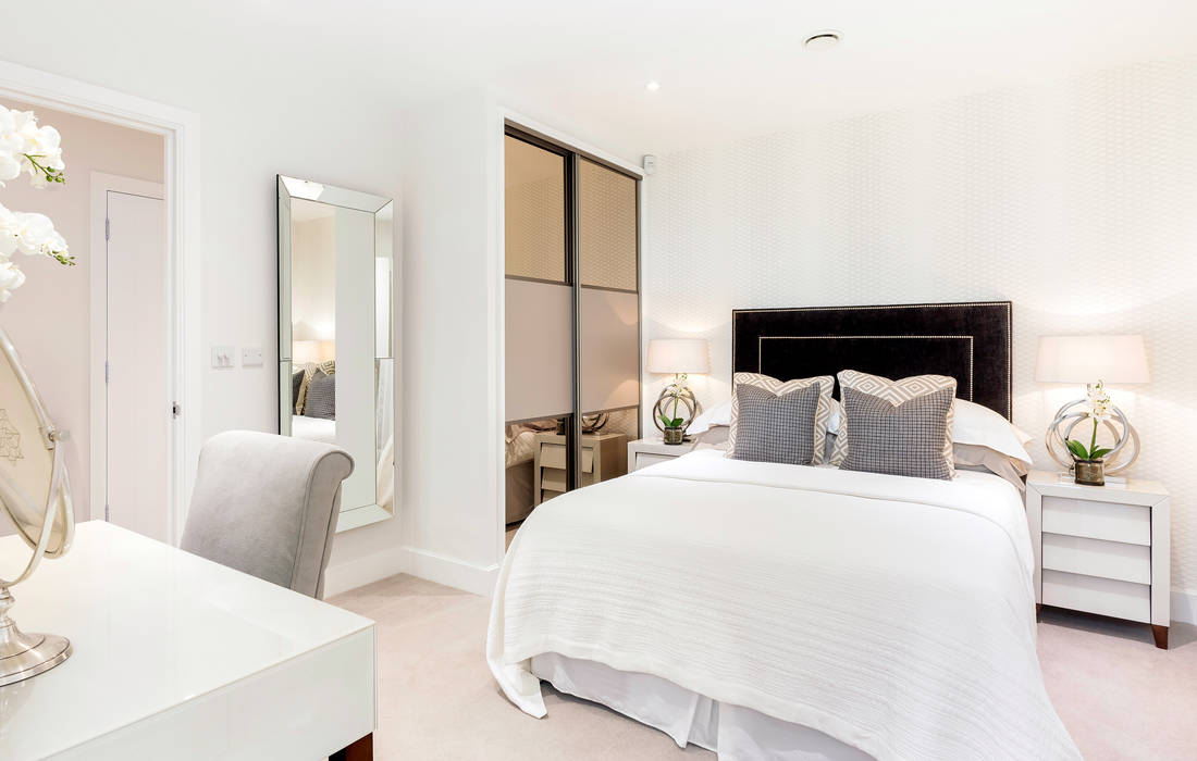 Master bed by wn interiors modern style bedroom by wn interiors modern ...