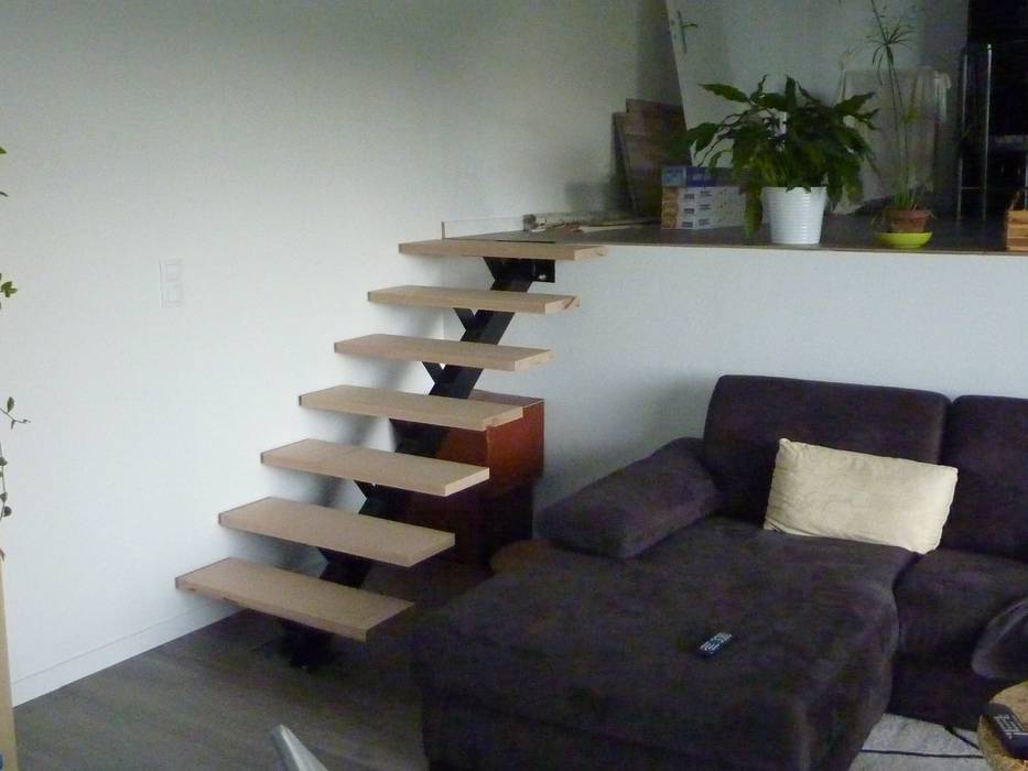 Escalier en acier , metal brut | homify