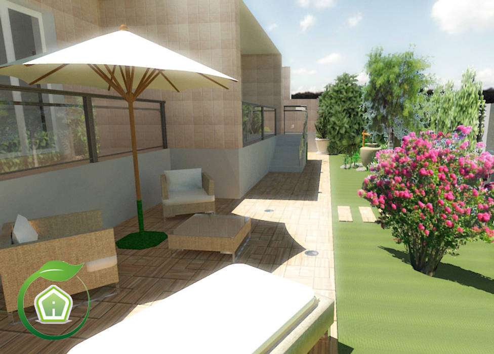 Esterni e giardini giardino moderno di 3d casa design moderno | homify