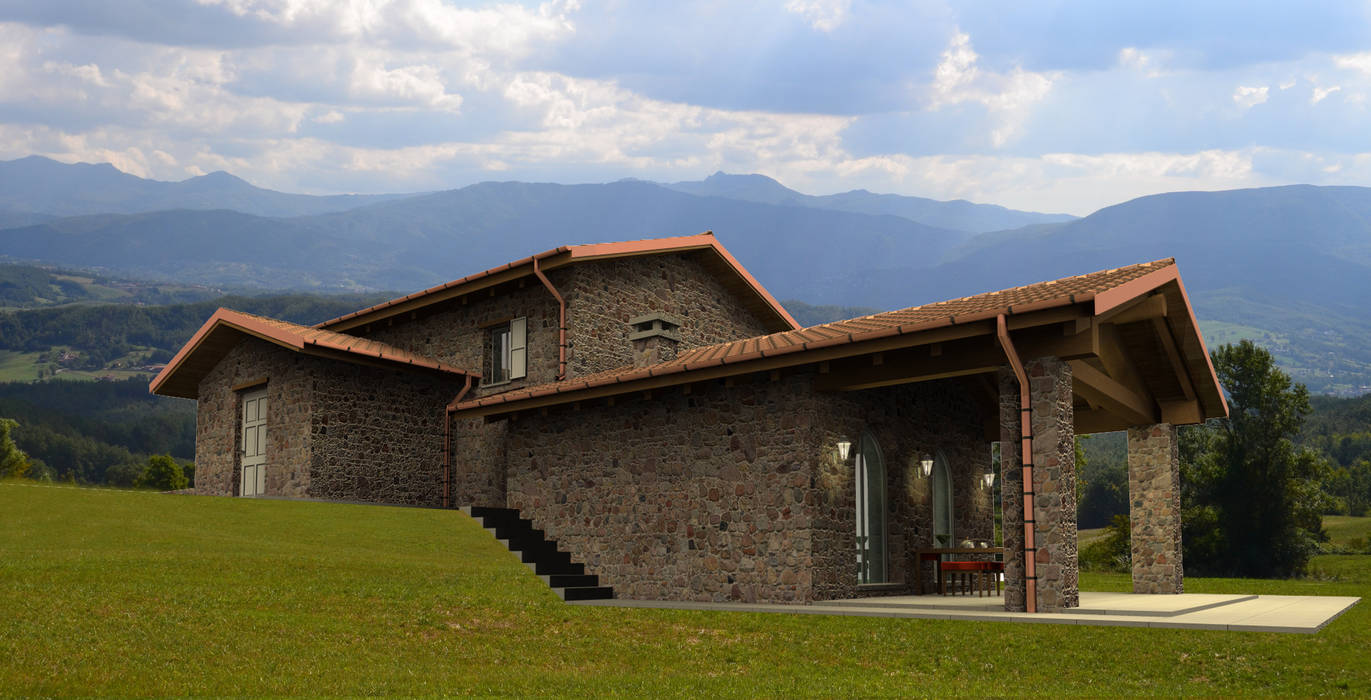 Progettazione per ristrutturazione ampliamento rustico in pietra, mba ...
