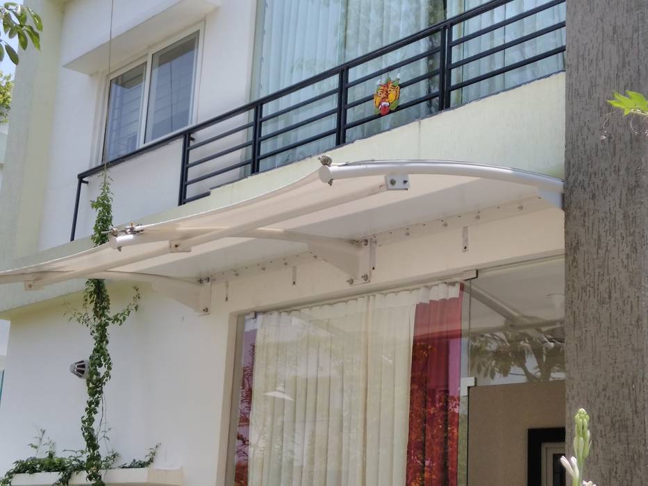 Entrance canopies for acp shiva kumar, fabritech india | homify