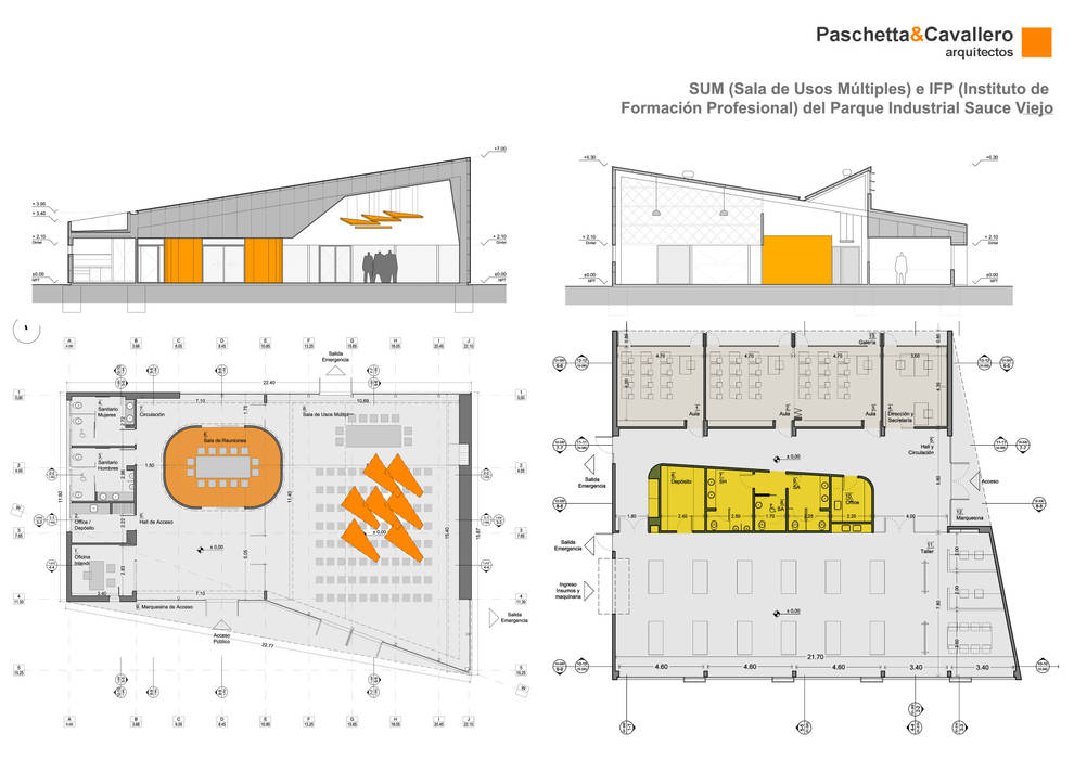 Sala de usos múltiples (sum) e instituto de formación profesional | homify