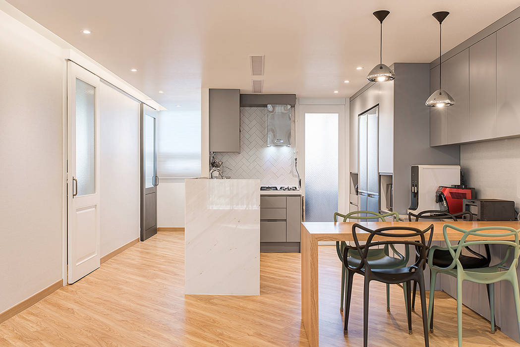목동 1단지 아파트 인테리어오래된 아파트의 색다른 변신 Design A3 호미파이 And Homify