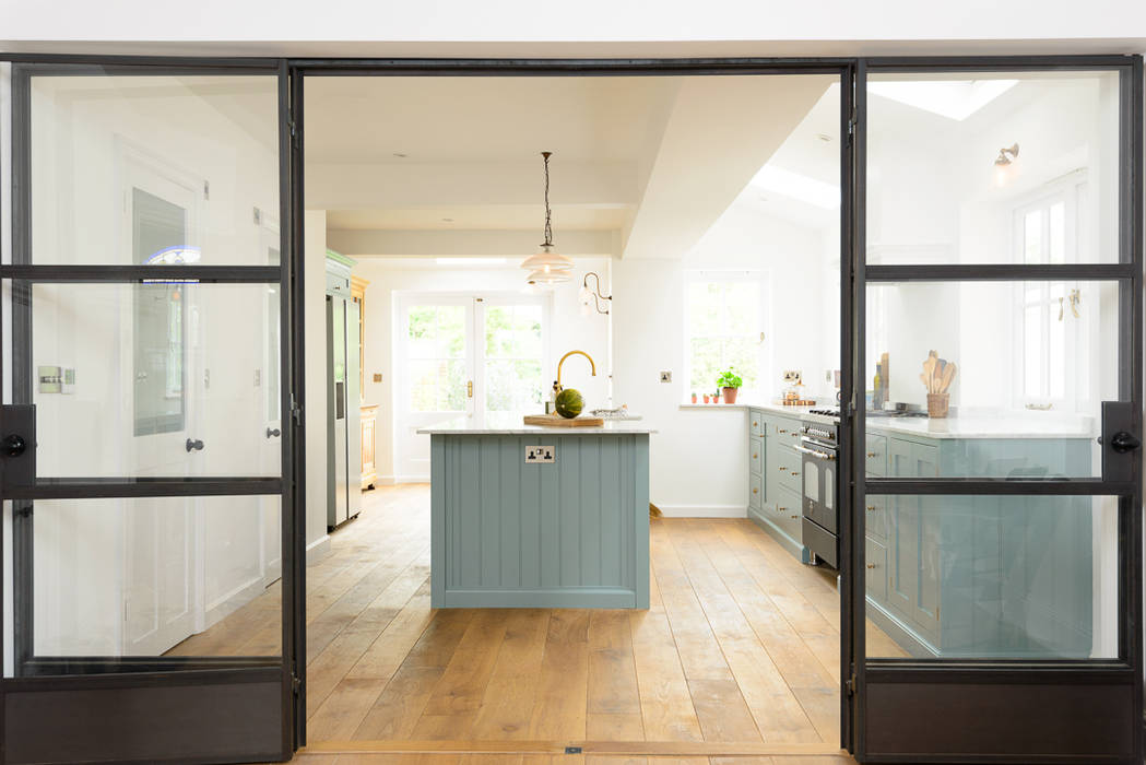 The trinity blue kitchen by devol | homify