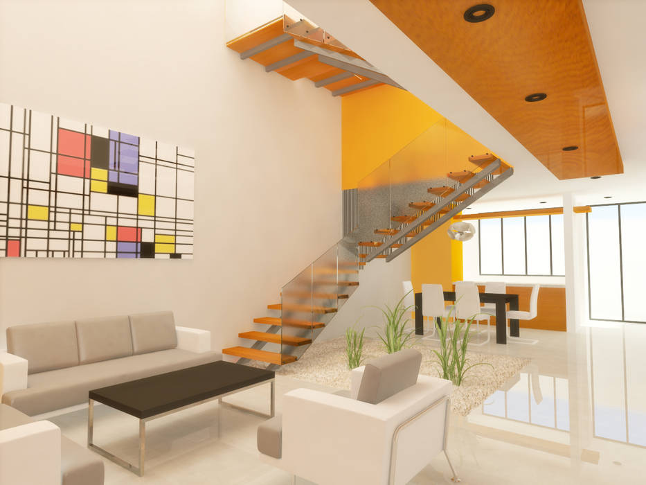 Sala/escaleras | homify