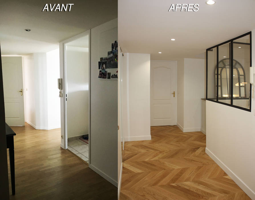 Rénovation appartement 95m2, emma caron interior | homify