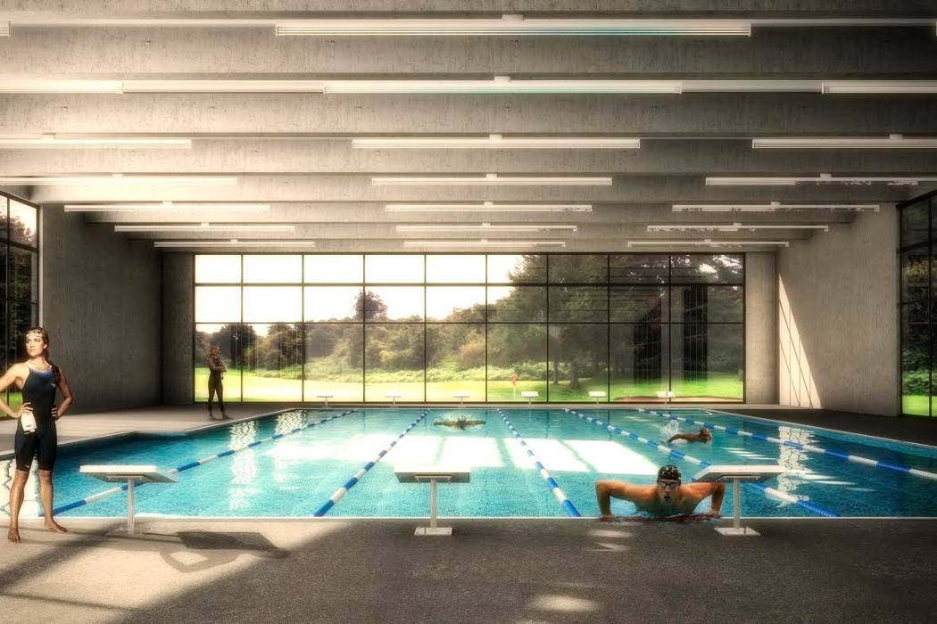 Alberca techada club campestre aguas calientes | homify