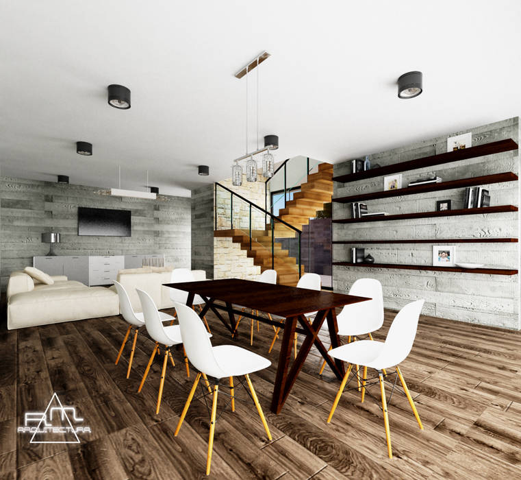 Comedor casa bsc comedores modernos de rm arquitectura moderno concreto ...