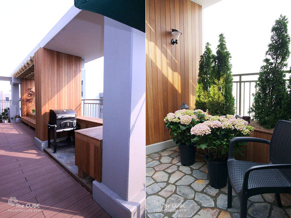 미사센트럴자이 51평 테라스하우스 인테리어, thecube | 호미파이 & homify