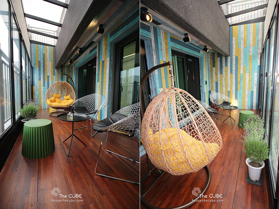 미사센트럴자이 51평 테라스하우스 인테리어, thecube | 호미파이 & homify