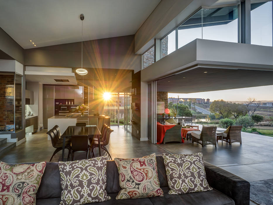 500 square meter home in waterfall country estate by luc zeghers ...