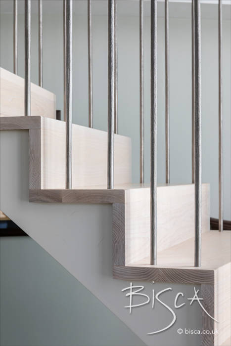 Replacement curved stair design for a barn conversion | homify