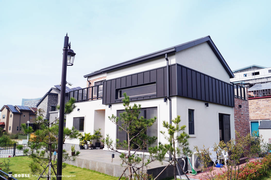 전주 혁신도시 45평형 Alc친환경주택 By W House 모던 콘크리트 호미파이 And Homify