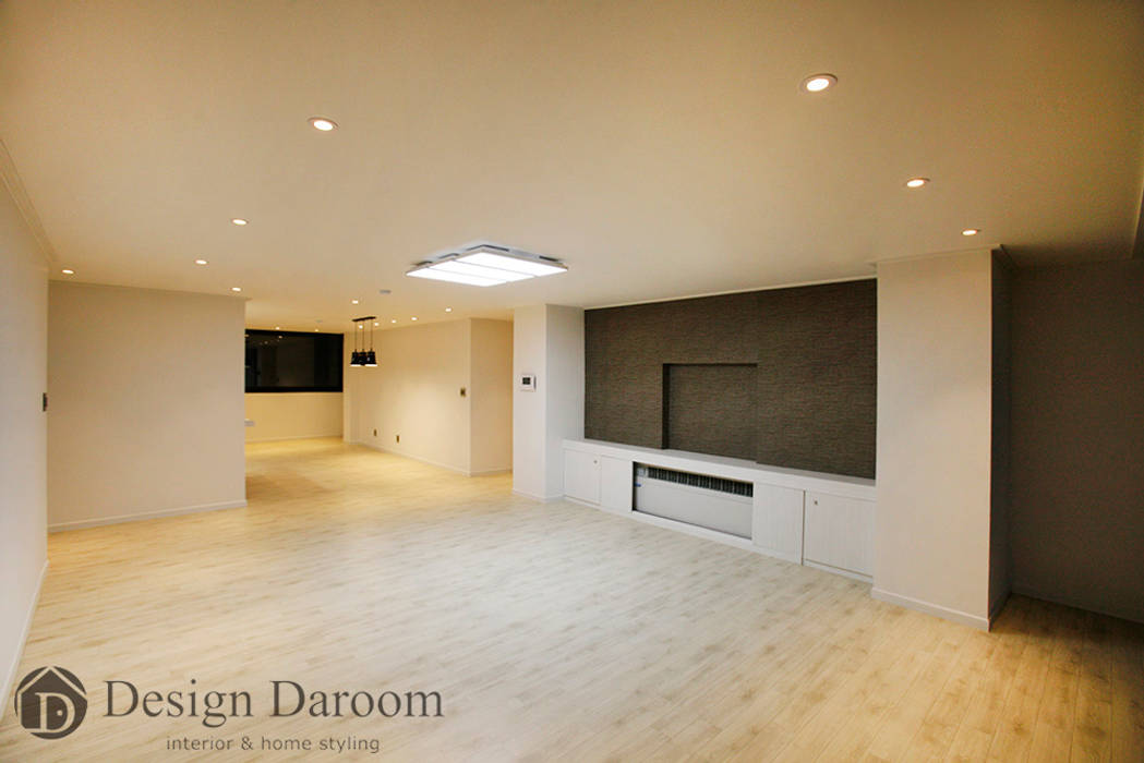광장동 워커힐 아파트 56py 거실 Design Daroom 디자인다룸 모던스타일 거실 호미파이 And Homify