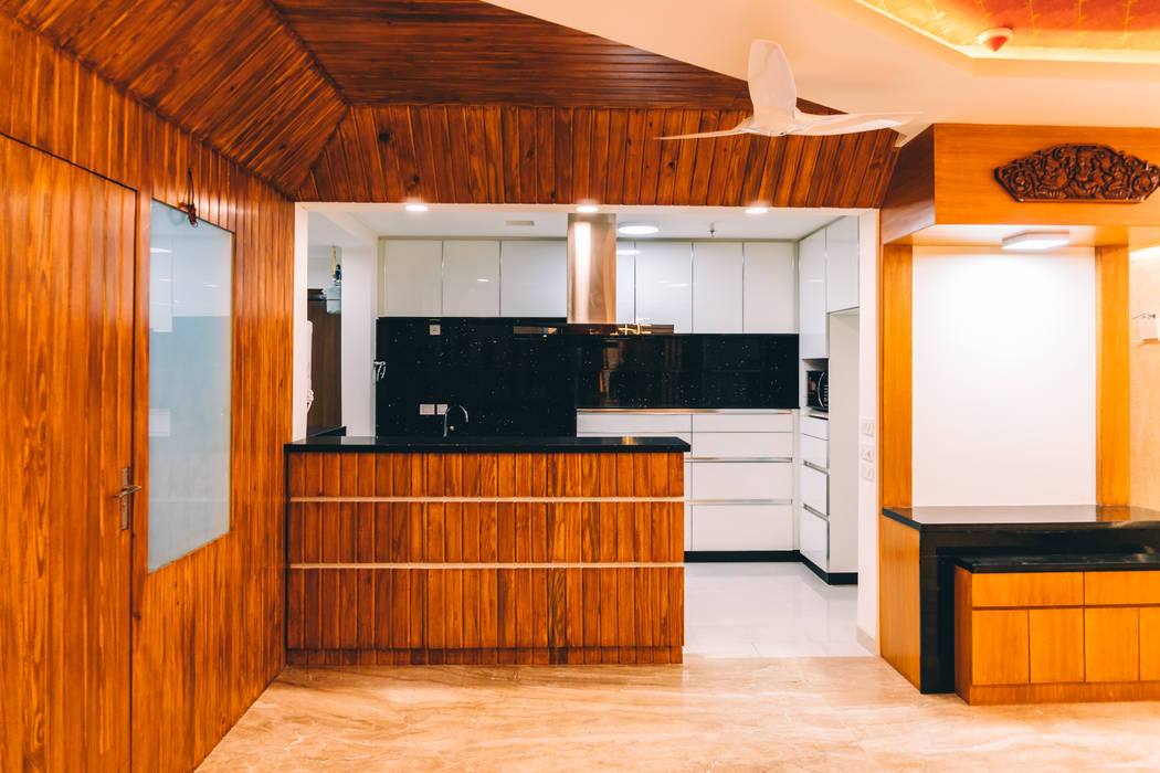 Dining and kitchen —origami spaces(origamispaces.com) | homify