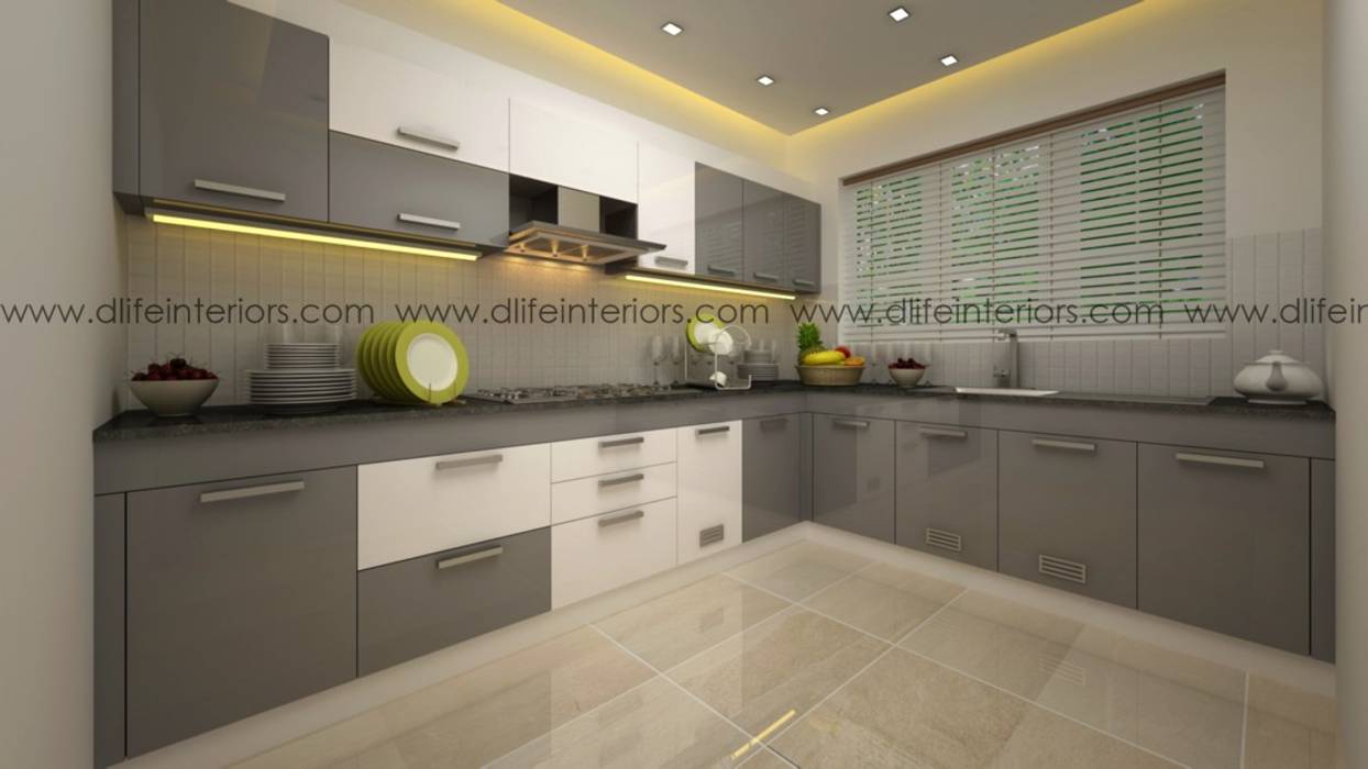 Emerald—'l' shape kitchen | homify