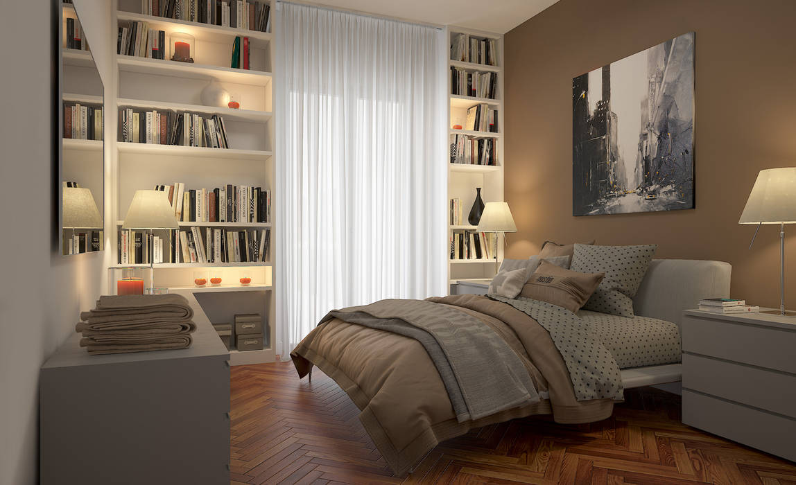 Camere - render fotorealistici d'interni, insighters computer graphics | homify