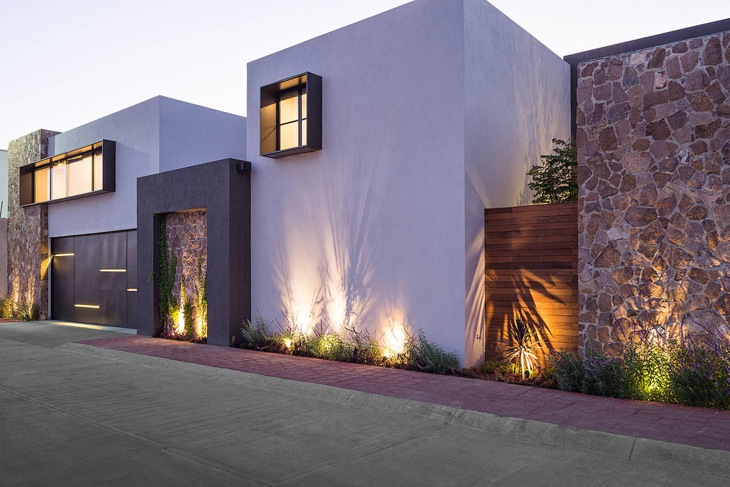 Fachada principal velazquez gomez arquitectos casas modernas | homify
