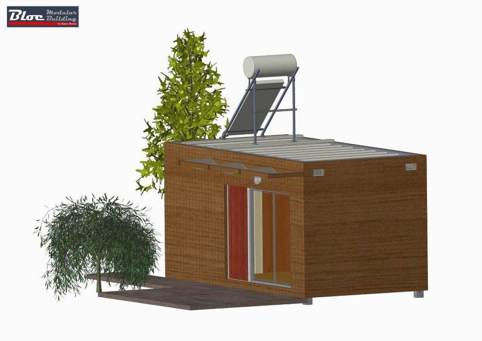 Casa modular modelo bloc linea t0 - 21m2, bloc - casas modulares | homify