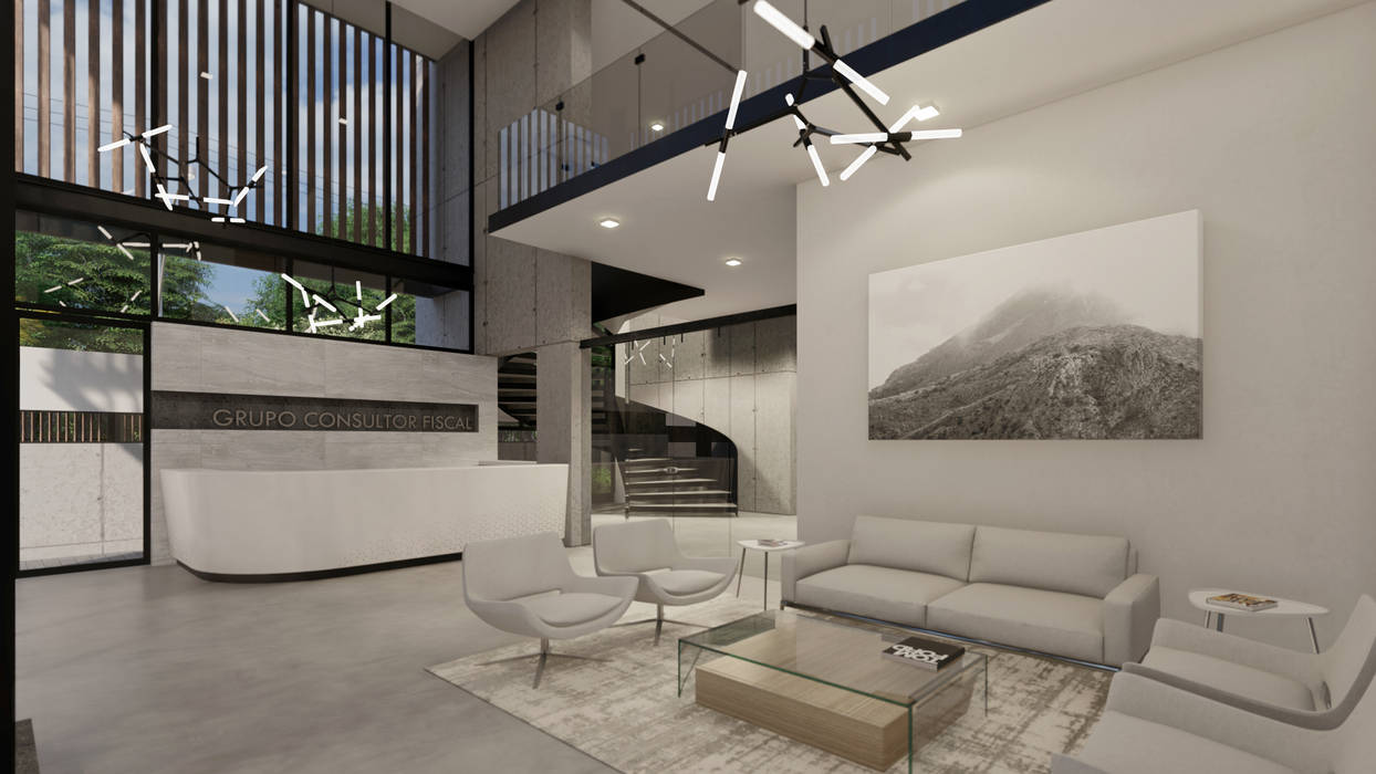 Diseño de edificio de oficinas corporativas – recepción | homify