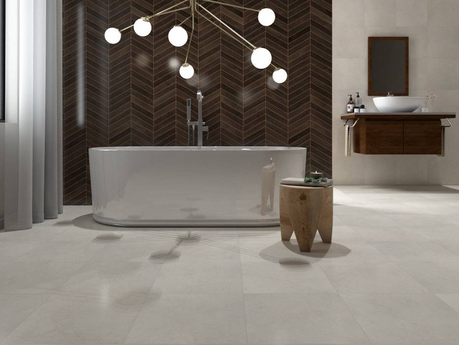 Baño estilo spa con tonos madera baños rústicos de interceramic mx ...