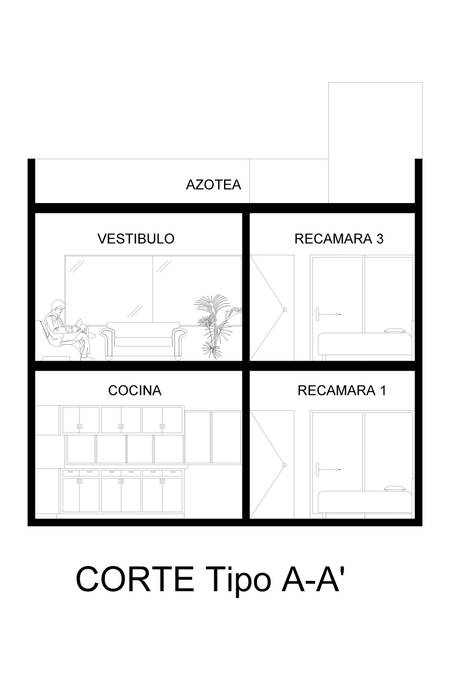 Corte tipo a-a´ | homify