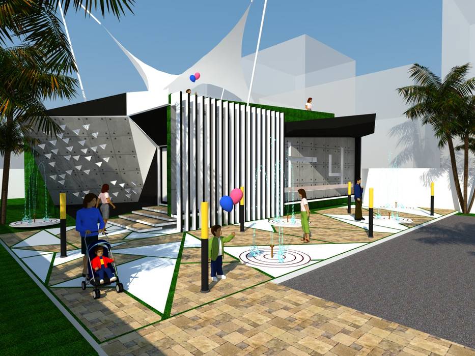 Fachada y plazoleta | homify