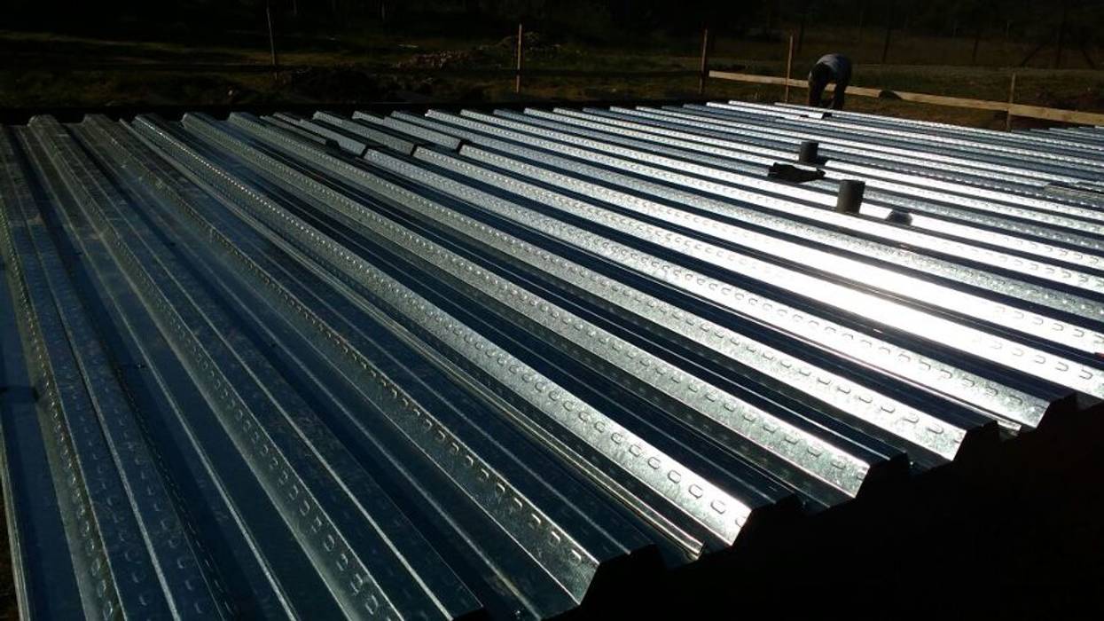 Fundacion con perfiles de acero con placa colaborante | homify