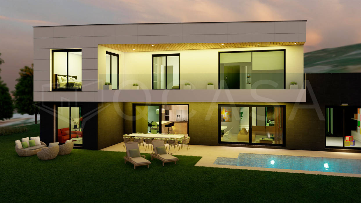 Fachada de hormigón eficiente, orientación oeste | homify