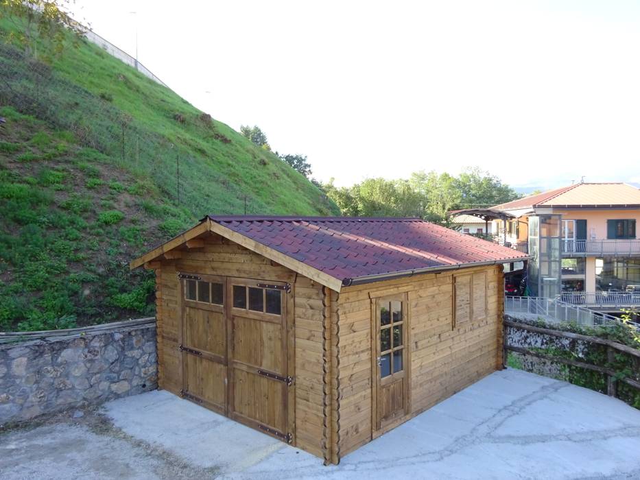 Garage in legno 4x5 - spessore 44mm, dekalux | homify