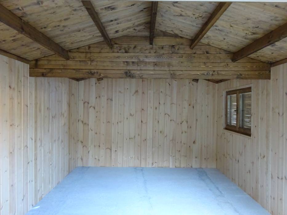 Garage in legno 4x5 - spessore 44mm, dekalux | homify
