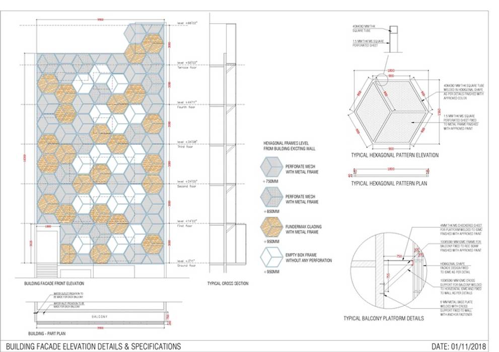 Building facade design & execution , bg design | homify