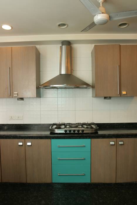 Elegant semi modular kitchen design | homify