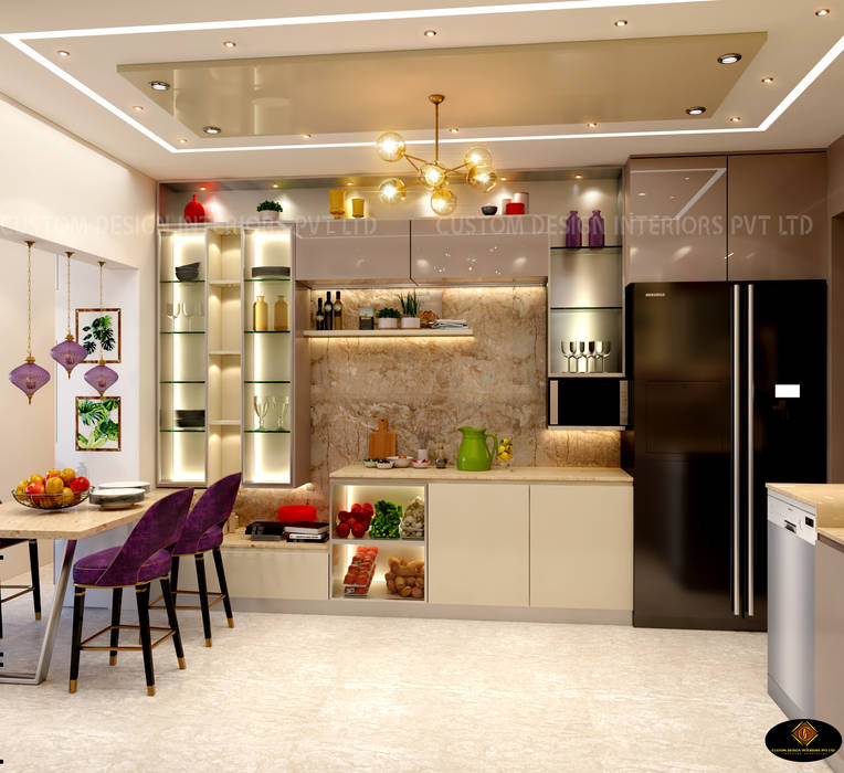 Mr. sunny roy's luxury modern kitchen | kolkata west bengal | cdi | homify