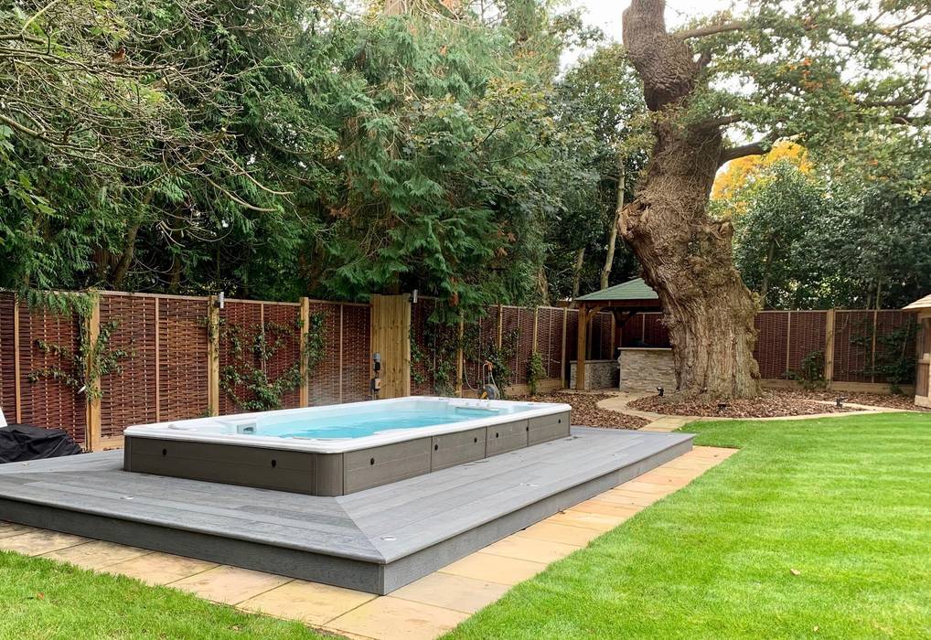 Jacuzzi swim spa half sunken | homify